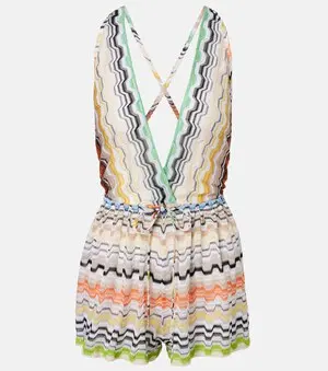 Missoni Zigzag Knit Playsuit - Multicoloured