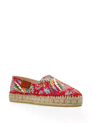Etro Paisley-print Platform Espadrilles