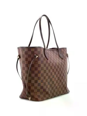 LOUIS VUITTON Damier Mm Tote Bag - Brown