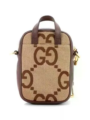 Gucci Jumbo Gg Canvas Mini Crossbody Bag