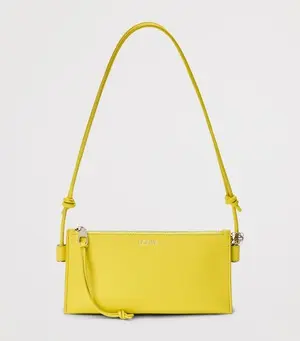Loewe Nappa Leather Joya Pouch - Yellow