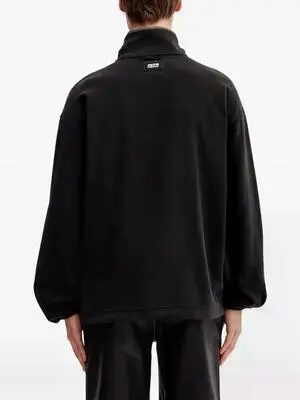 AAPE BY *A BATHING APE Zip-up Logo Detail Sweatshirt - Black