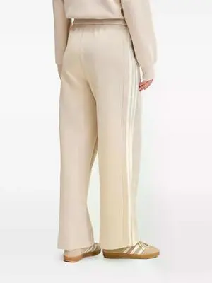 Adidas 3-stripe Wide Leg Track Pants - Neutrals