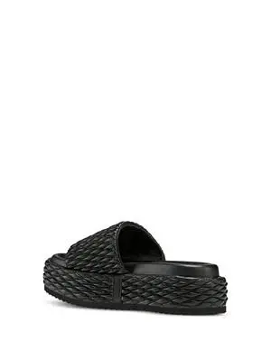 Bogner Sorrento Quilted Flatform Slides