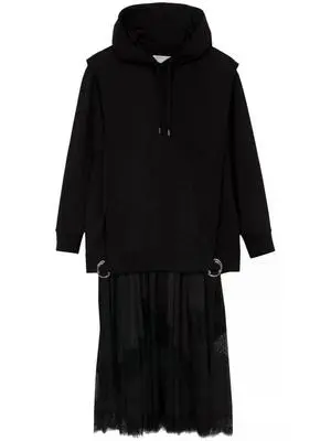 3.1 Phillip Lim Layered Lace-detail Cotton Dress