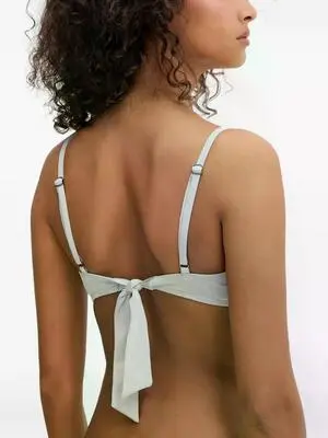 Armani Exchange Ruched Underwired Bikini Top