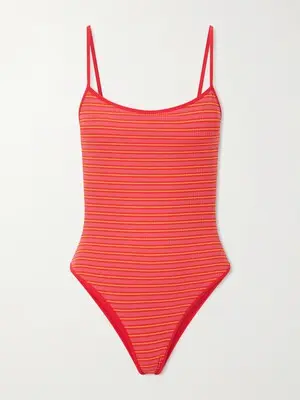 LIDO Trentasei Striped One-piece Swimsuit - Red