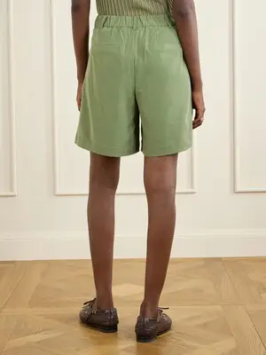Varley Phelan Pleated Twill Shorts