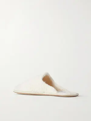 Gabriela Hearst Bristol Cashmere Slip-on Flats