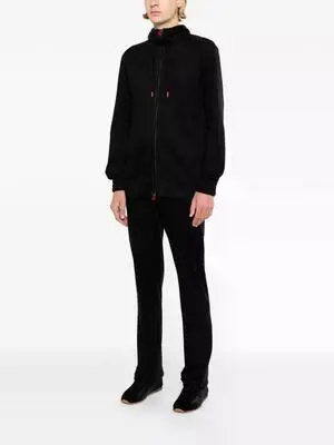 Kiton Zip-up Hooded Jumpsuit