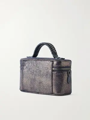 Stella McCartney Falabella Vanity Metallic Vegetarian Material Shoulder Bag - Blue