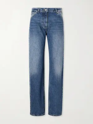 Magda Butrym High-rise Straight-leg Boyfriend Jeans - Blue