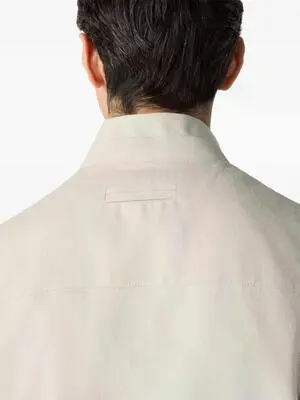 Zegna Zip Linen Vest