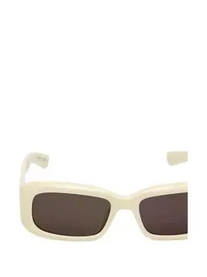 Saint Laurent Rectangular-frame Sunglasses - Neutrals