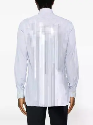 Kiton Striped Cotton Shirt