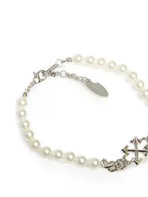 Off-White Arrows Pearl-embellished Bracelet