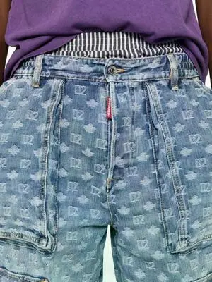 Dsquared2 Monogram Cargo Jeans