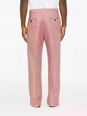 Dsquared2 Houndstooth Pattern Pressed Crease Trousers