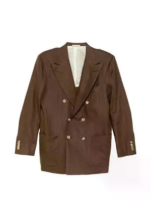 Kiton Central-vent Jacket - Brown