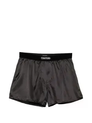 TOM FORD Logo-patched Boxer Brown