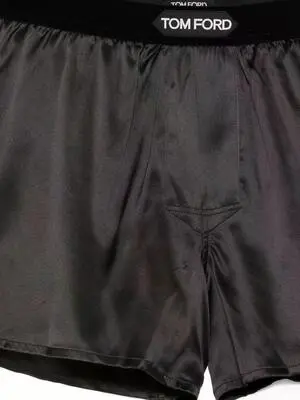 TOM FORD Logo-patched Boxer - Brown
