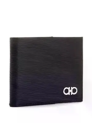 FERRAGAMO Gancini-plaque Leather Wallet