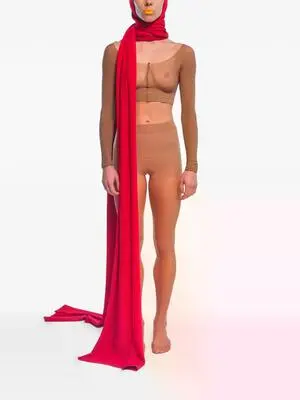ROT The Drama Hooded Scarf - Red