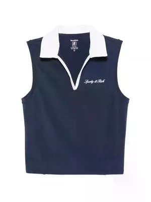 Sporty & Rich V Neck Performance Tops For Women