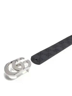 Gucci Double G Supreme Belt - Black