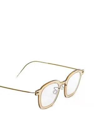 LINDBERG 6587 Square-frame Eyeglasses