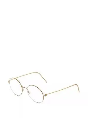 LINDBERG Dakota Round-frame Eyeglasses - Gold