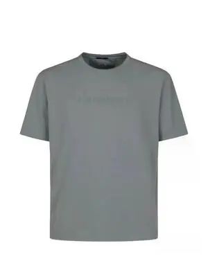 C.P. COMPANY Logo-embroidered T-shirt - Blue