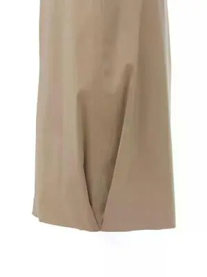 Celine 1990s Beige Pencil Mini Skirt