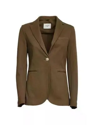 CIRCOLO 1901 Dark Single-breasted Blazer - Brown