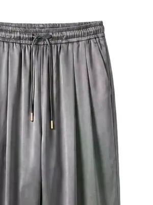 DANAME Drawstring Satin Track Pants