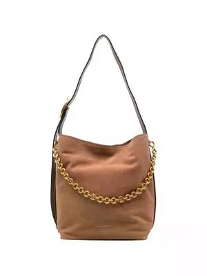 Michael Kors Large Nolita Suede Shoulder Bag - Brown