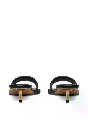 Nanushka Square-toe Heeled Sandals - Black