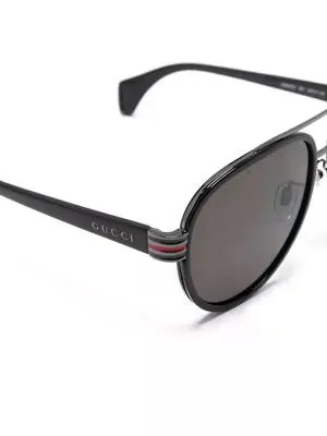 Gucci Acetate Pilot Frame Sunglasses