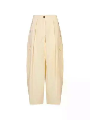 MEIMEIJ Pleated Cargo Trousers - Neutrals