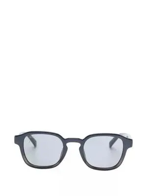 Gucci Navy Square Frame Tinted Lenses Sunglasses - Blue