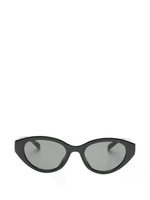 Gucci Interlocking G Cat-eye Sunglasses - Black