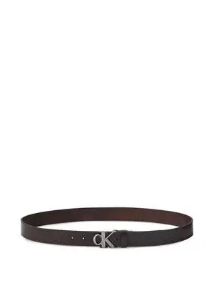 Calvin Klein Buckle Leather Belt - Brown