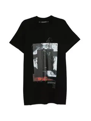 JULIUS Prayer Flare T-shirt - Black