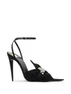 Saint Laurent Dove Crystal-embellished Pumps