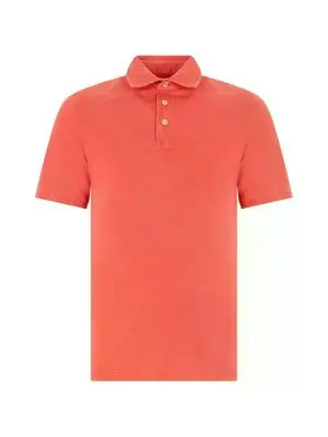 Fedeli Short-sleeve Polo Shirt - Orange