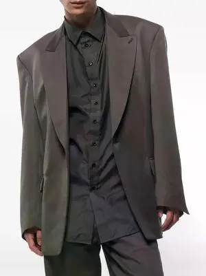 OMAR AFRIDI Peak-lapels Single-breasted Jacket