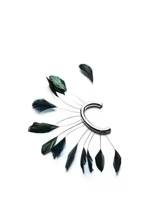 Patrizia Pepe Feather-trim Ear Cuff