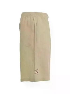 AMARANTO Embroidered Logo Straight-leg Shorts