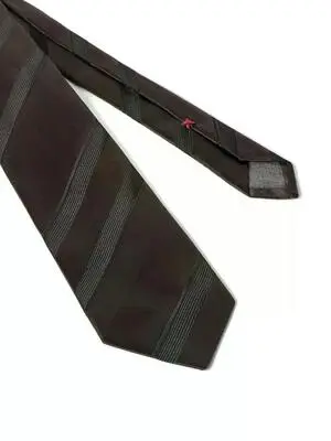 Brunello Cucinelli Regimental Stripe Silk Neck Tie