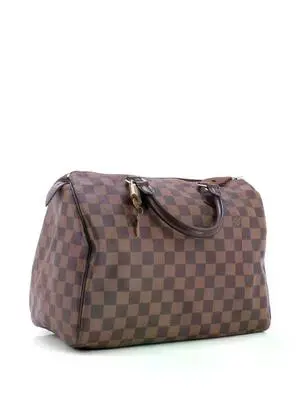 LOUIS VUITTON Speedy 30 Satchel Handbag In Damier - Brown